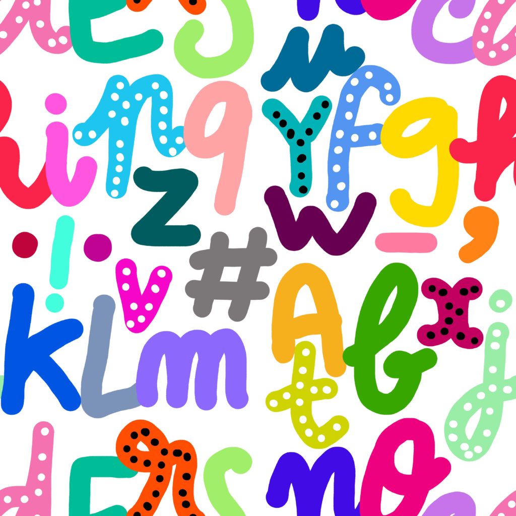Catchy Attitude_Alphabet_white | Next State